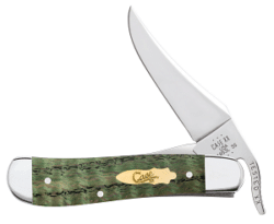 Kelly Green Curly Oak Smooth RussLock 71953L SS | Cherry Cutlery
